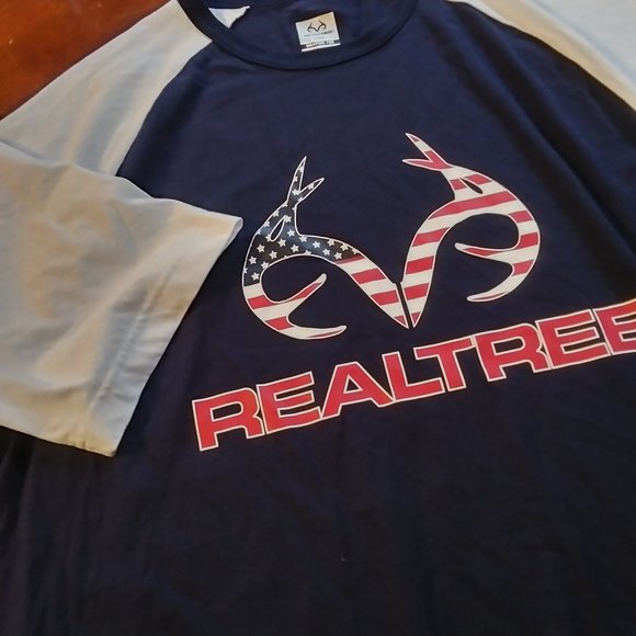 Realtree | Shirts | Bundle Mens Realtree Red White Blue Antler Logo Sz ...